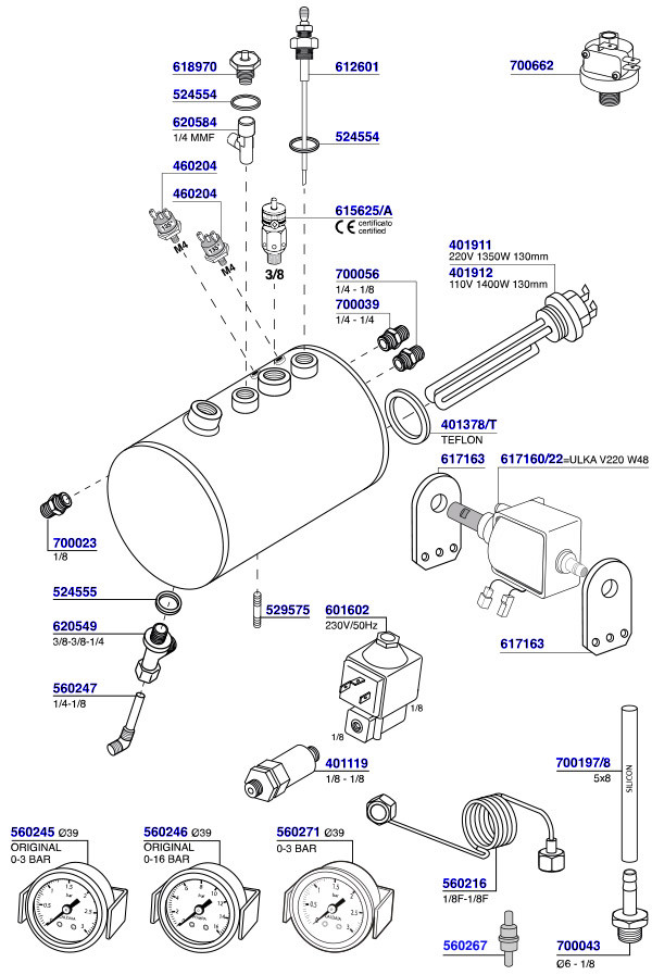 ECM Germany - Technika IV & Mechanika IV Boiler & Motor | Coffee Parts