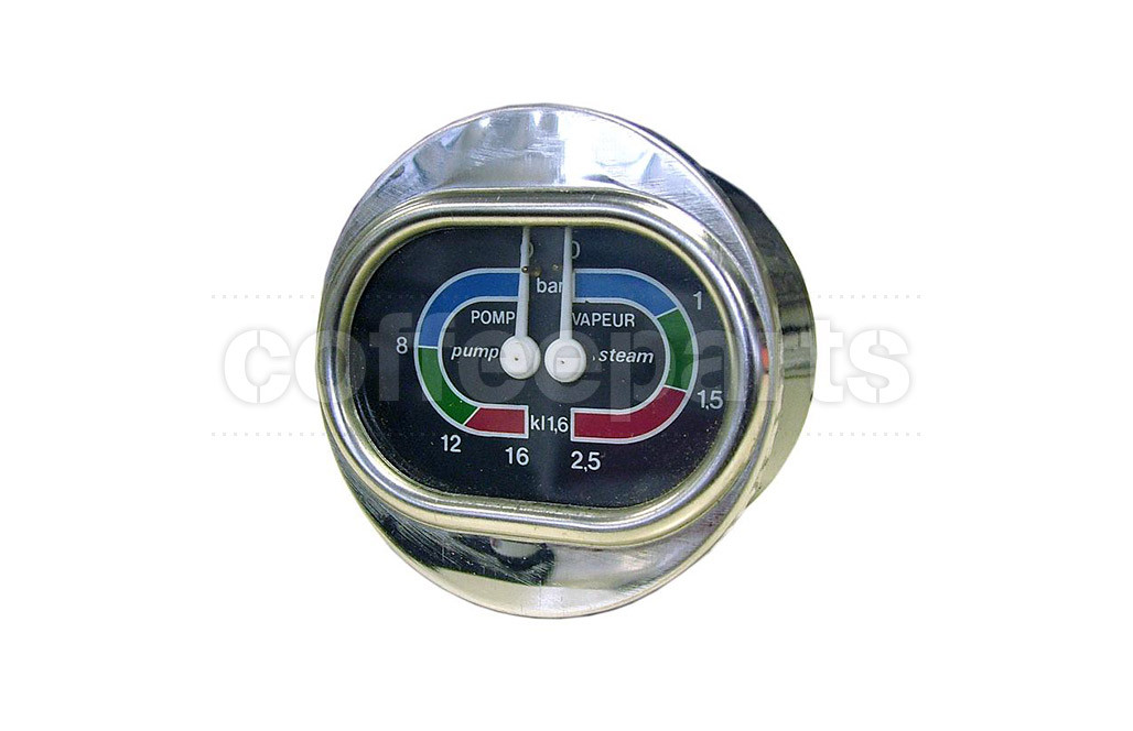 Double manometer/gauge 3/16 bar - PN:300301 | Coffee Parts
