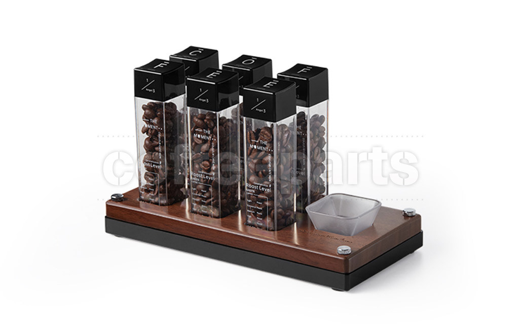 Gatphy 12PCS Coffee Bean Tubes Wooden Stand Portable Single Dose Coffee