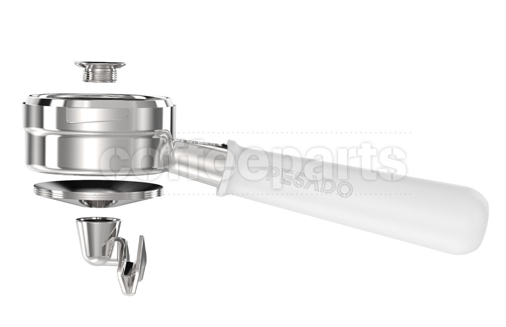 Pesado Hybrid Double Portafilter: POM - to fit 54mm Breville | Coffee Parts