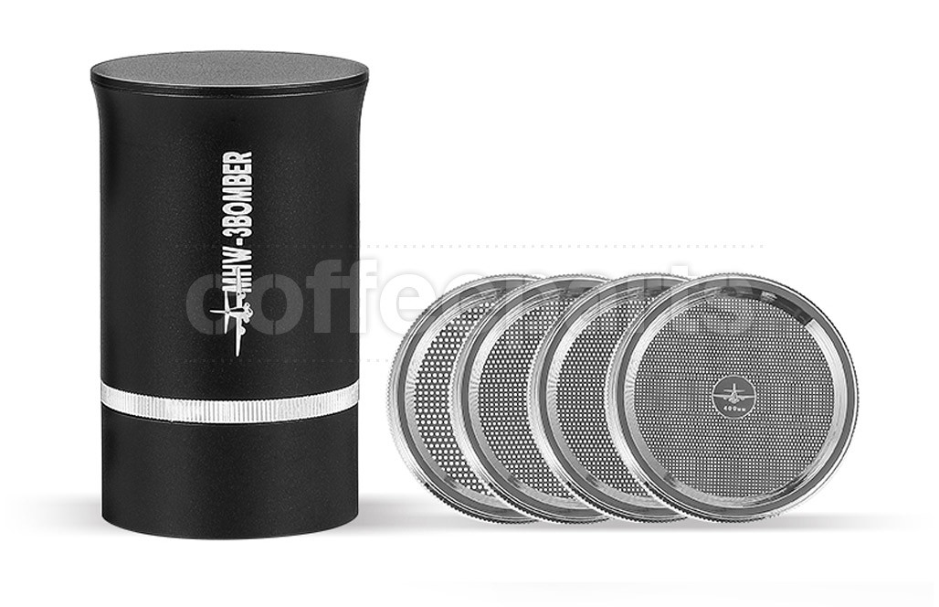 MHW-3Bomber Multi Functional Powder Siever Black | Coffee Parts