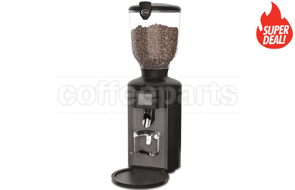 Anfim Pratica P1 Espresso Coffee Grinder: Black | Coffee Parts