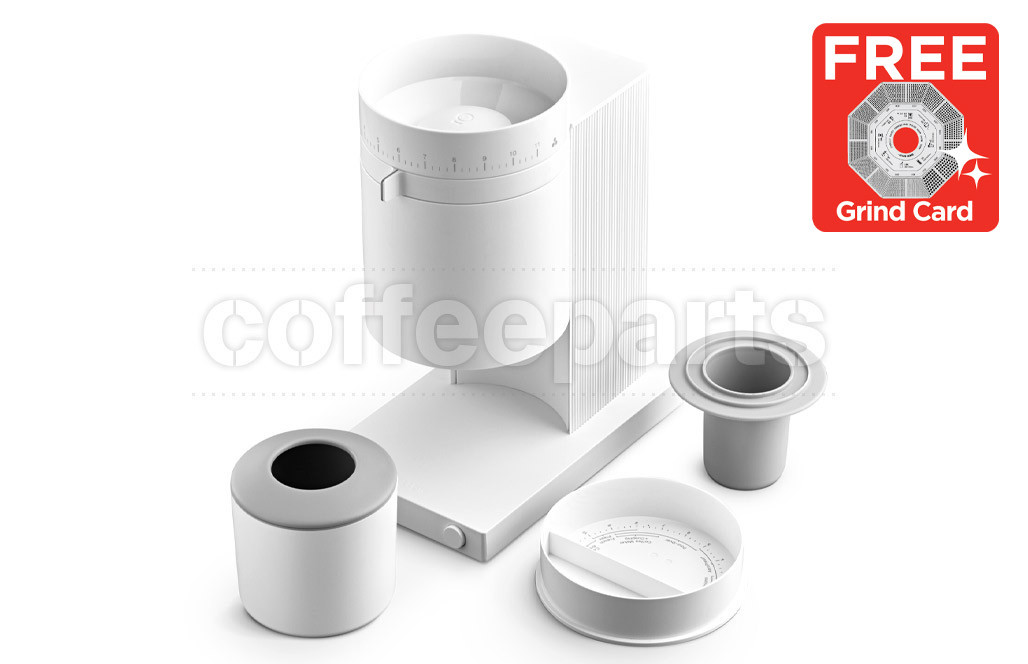 Fellow Opus Conical Burr Grinder: White | Coffee Parts