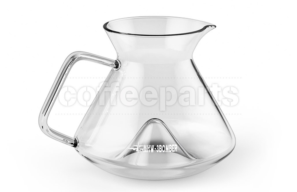 MHW-3Bomber Hill Coffee Server 300ml: Clear | Coffee Parts