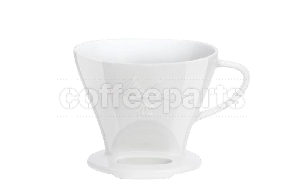 Melitta 102 Pour Over Dripper: White | Coffee Parts