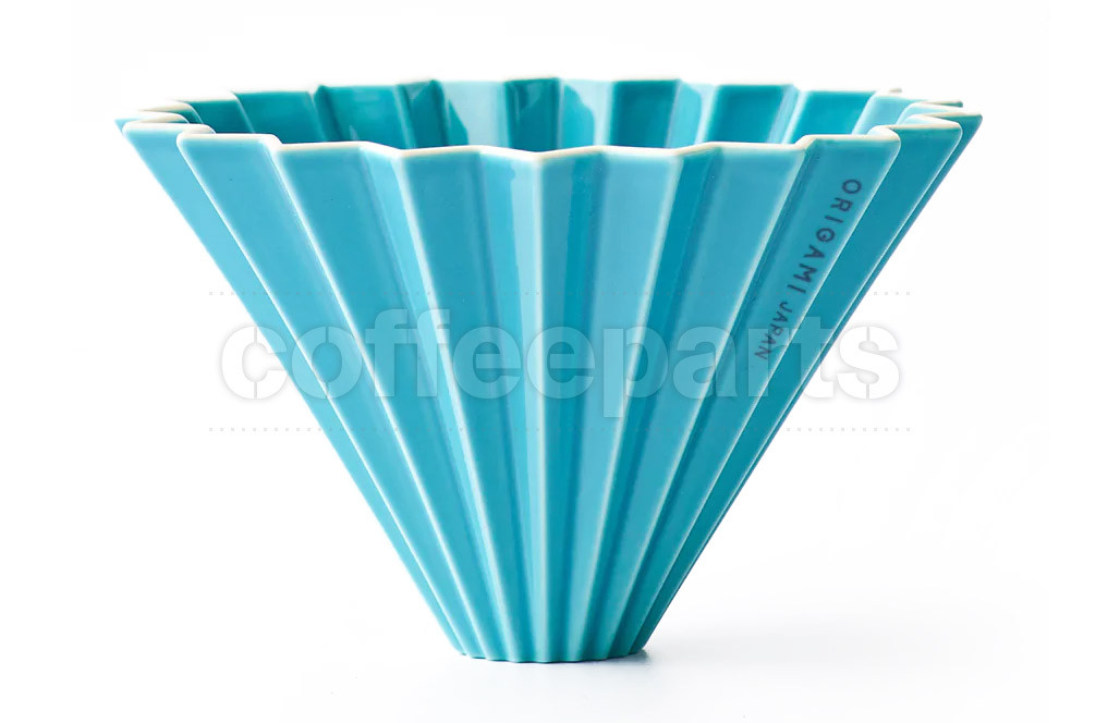 Origami Coffee Dripper Medium - 4 Cup: Turquoise | Coffee Parts