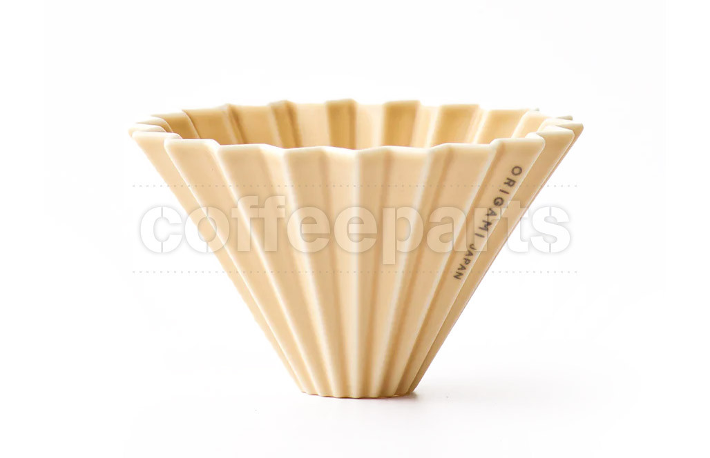 Origami Coffee Dripper Small - 2 Cup: Matte Beige | Coffee Parts