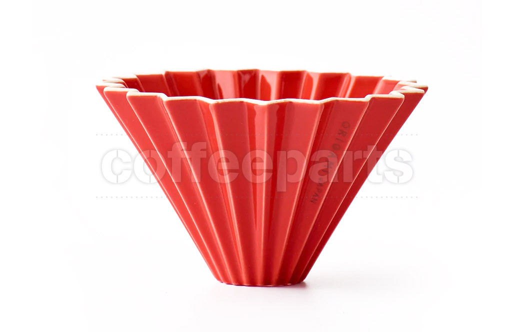 Origami Coffee Dripper Small - 2 Cup: Red | Coffee Parts