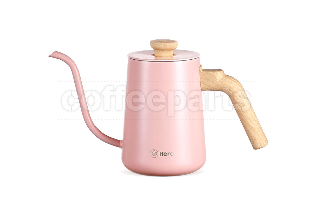 zeroHero C07pro Pour Over Kettle 650ml: Pink | Coffee Parts