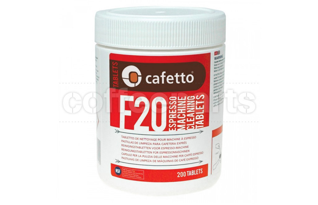 Cafetto F20 Cleaning Tablets Super Auto (200 Tablets) | Coffee Parts