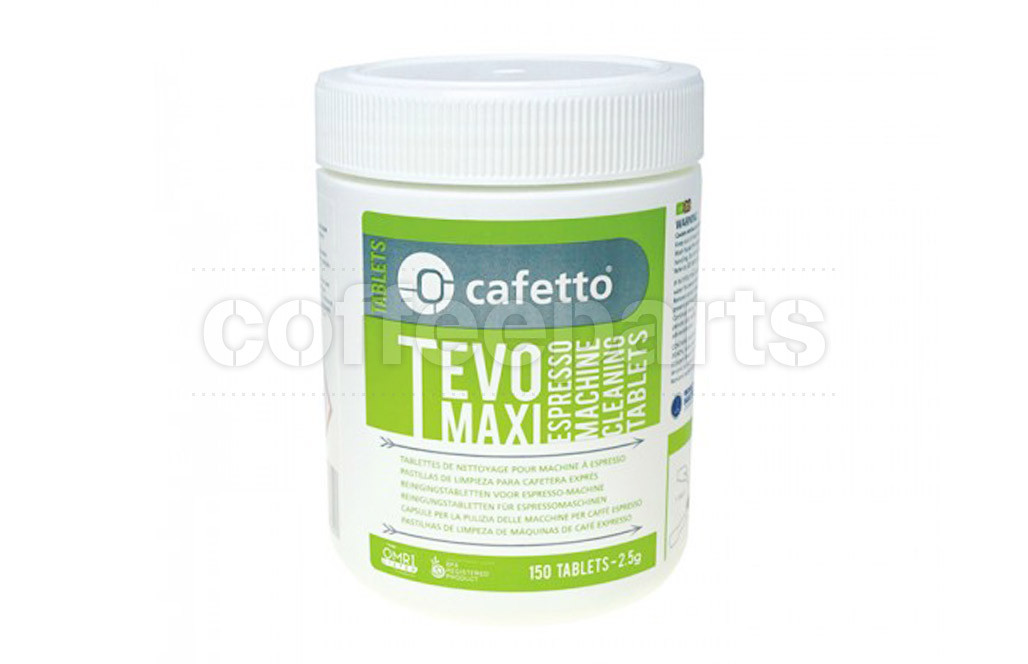 Cafetto Tevo organic espresso clean Maxi : 150 Tablets | Coffee Parts