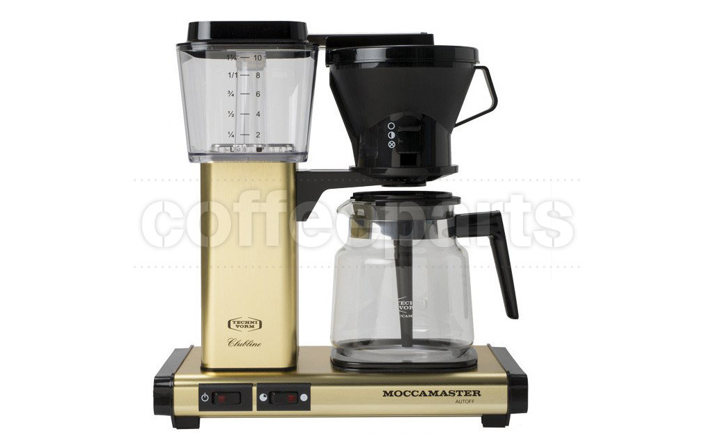 Moccamaster 1.25lt Classic Brass Filter Coffee Machine | Coffee Parts