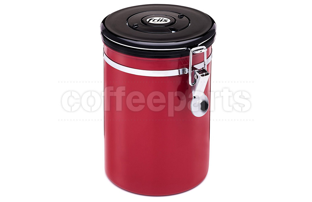 Friis Red Coffee Storage Vault with One-Way Valve | Coffee Parts