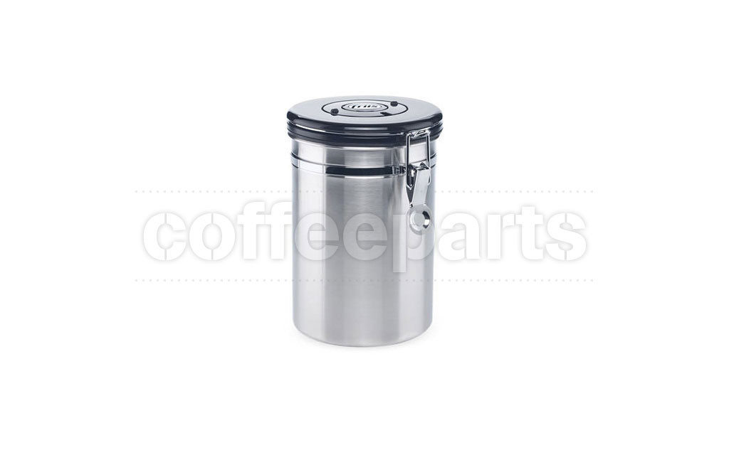 Friis Silver Coffee Storage Vault with One-Way Valve | Coffee Parts