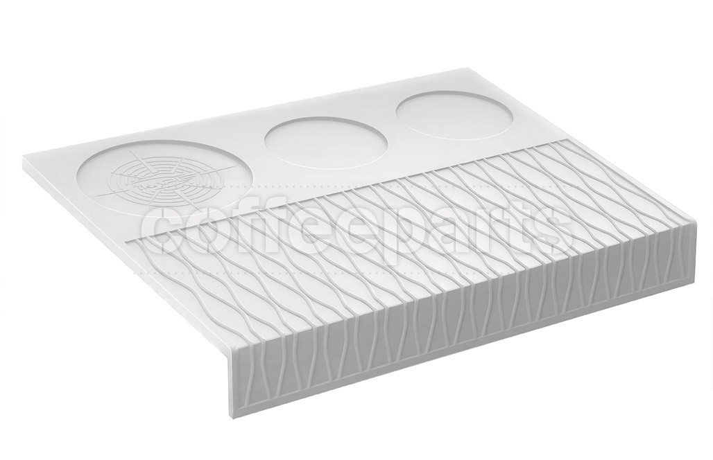 iKape V2 Coffee Tamper Mat: Snow White