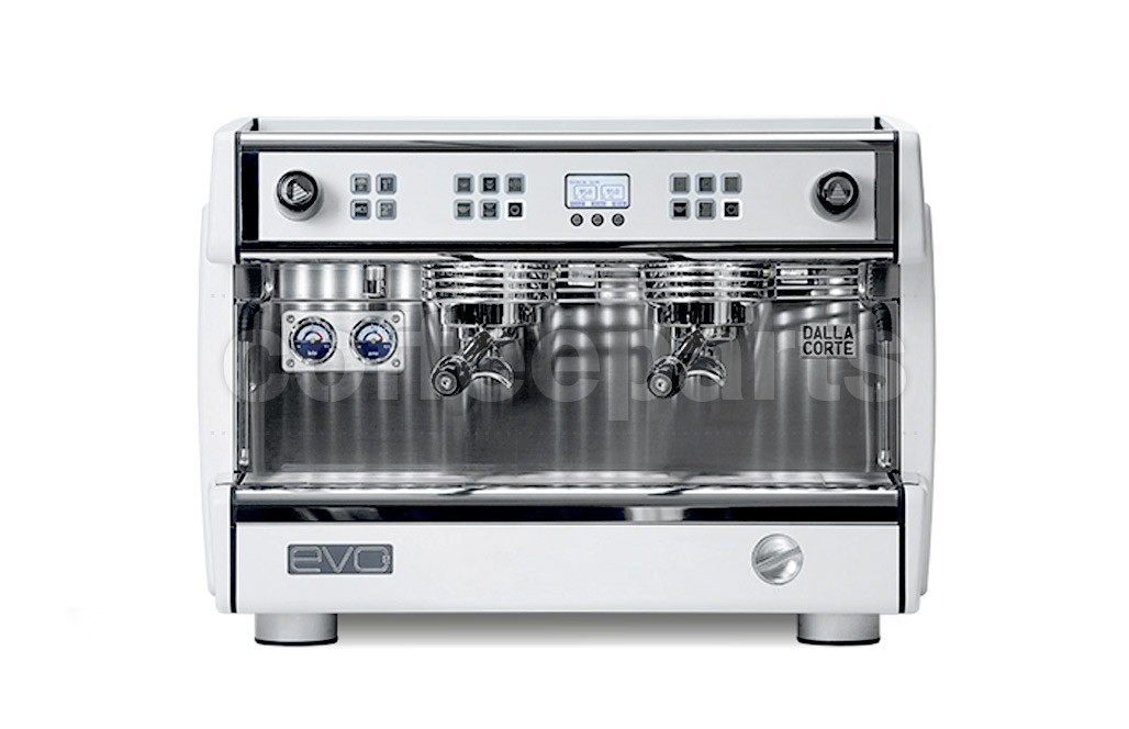 Dalla Corte EVO 2 Espresso Coffee Machine 2-Group White | Coffee Parts
