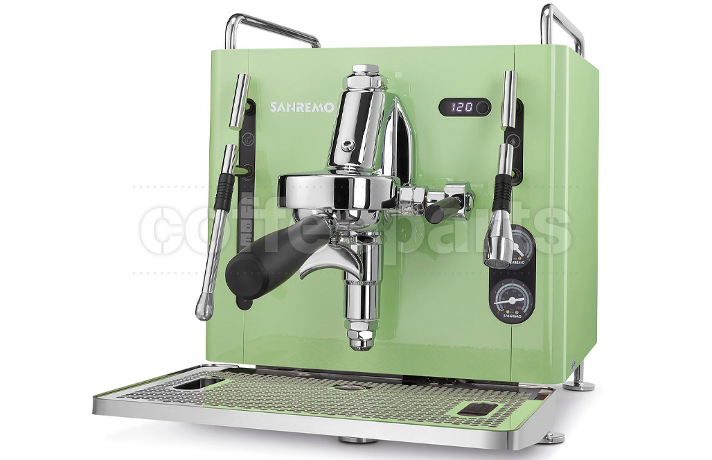 SanRemo Cube Coffee Machine: Green | Coffee Parts