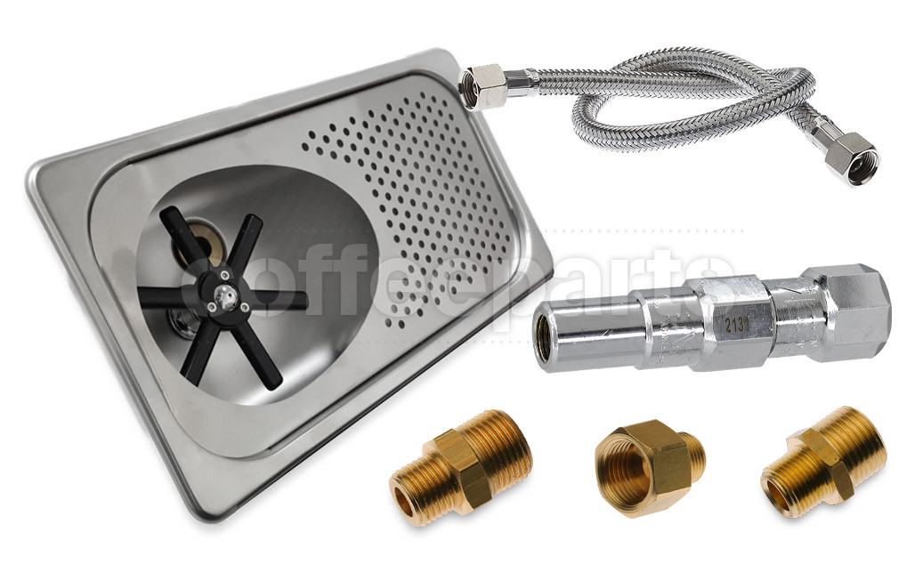 Tiamo Large In-Bench Milk Jug Rinser : Complete Kit | Coffee Parts