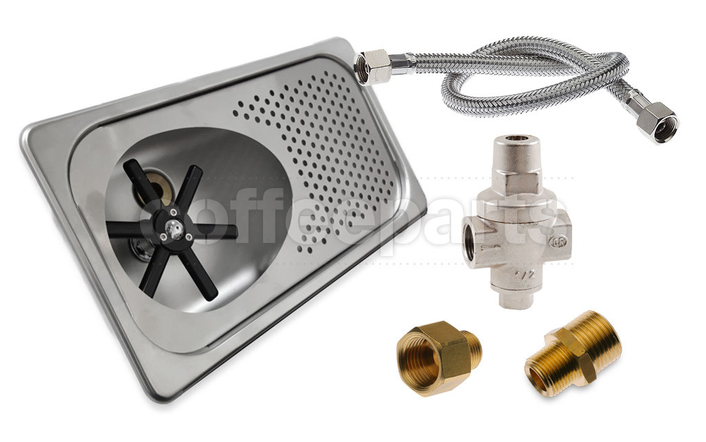 Tiamo Large In-Bench Milk Jug Rinser : Complete Kit | Coffee Parts