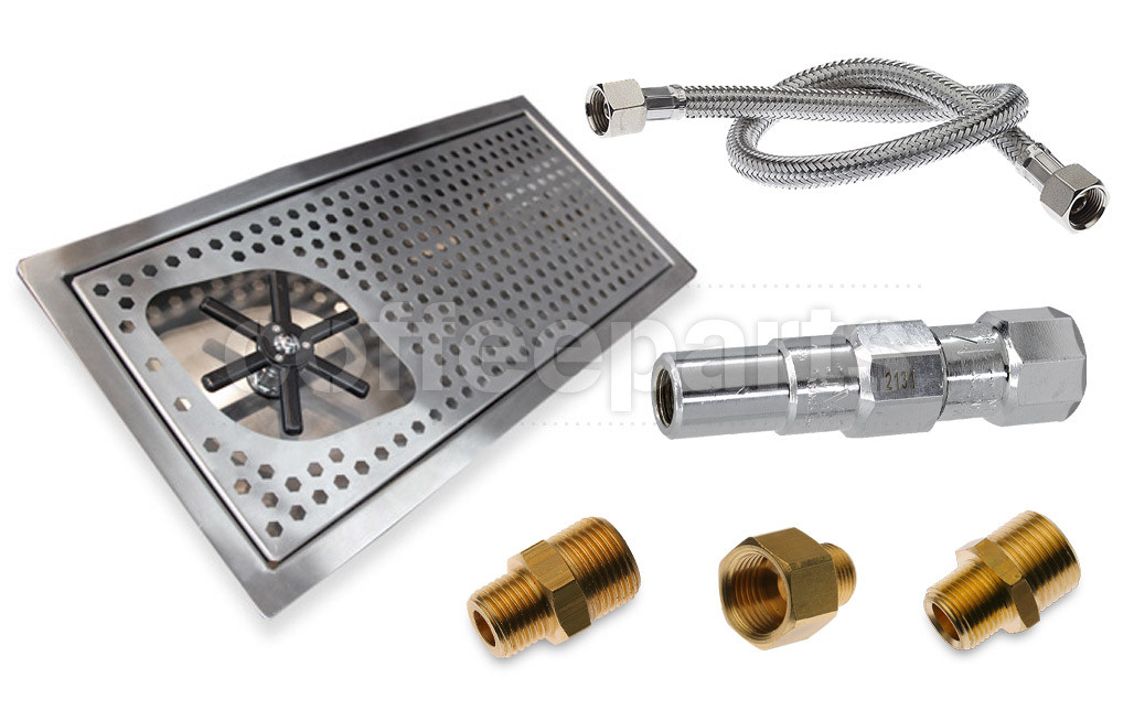 Tiamo X-Large In-Bench Milk Jug Rinser : Complete Kit | Coffee Parts