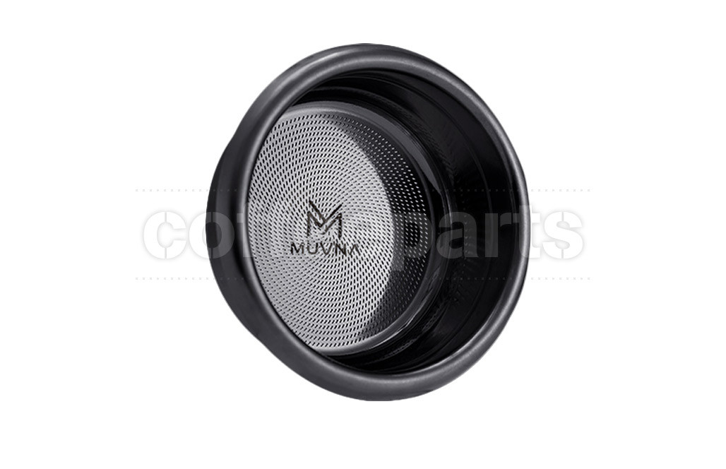 Muvna Matrix Precision Basket: 58mm 18g Titanium Black | Coffee Parts
