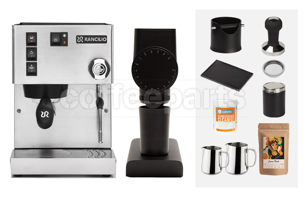 Rancilio V6 / Sculptor 064S Espresso Machine Package: Silver | Coffee Parts