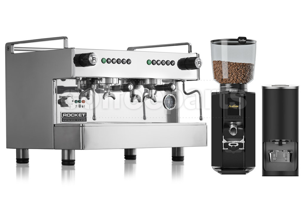 Rocket Boxer 2Gr (15A) Coffee Machine Package: Stainless | Coffee Parts