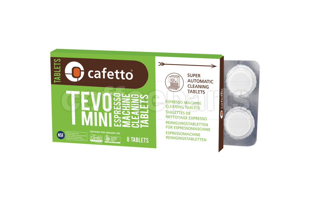 Cafetto Tevo Mini Organic Espresso: 8x Tabs Pack | Coffee Parts