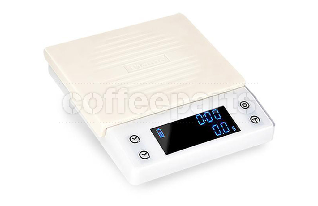 Tiamo CT2000 Digital Scale with Timer: White | Coffee Parts