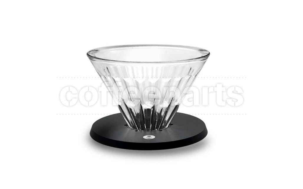 Timemore 1-Cup Black Crystal Eye Glass Coffee Dripper | Coffee Parts