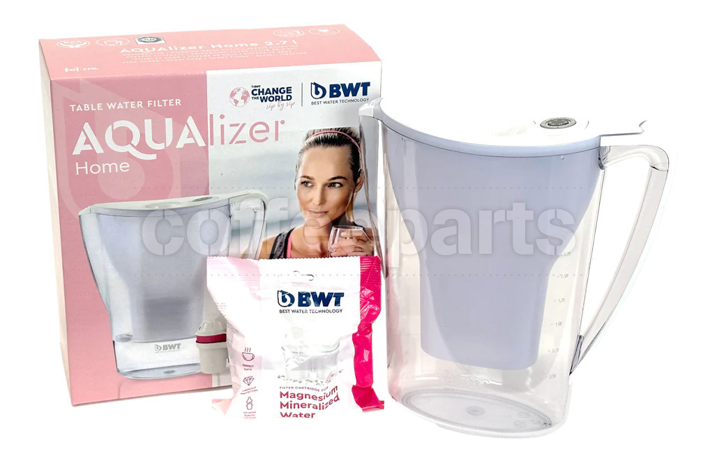 BWT Aqualizer 2.7L Water Filter Jug & Cartridge: Soft White | Coffee Parts